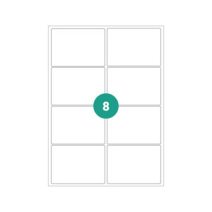 Laser Label A4 Sheet 8UP | KB Packaging